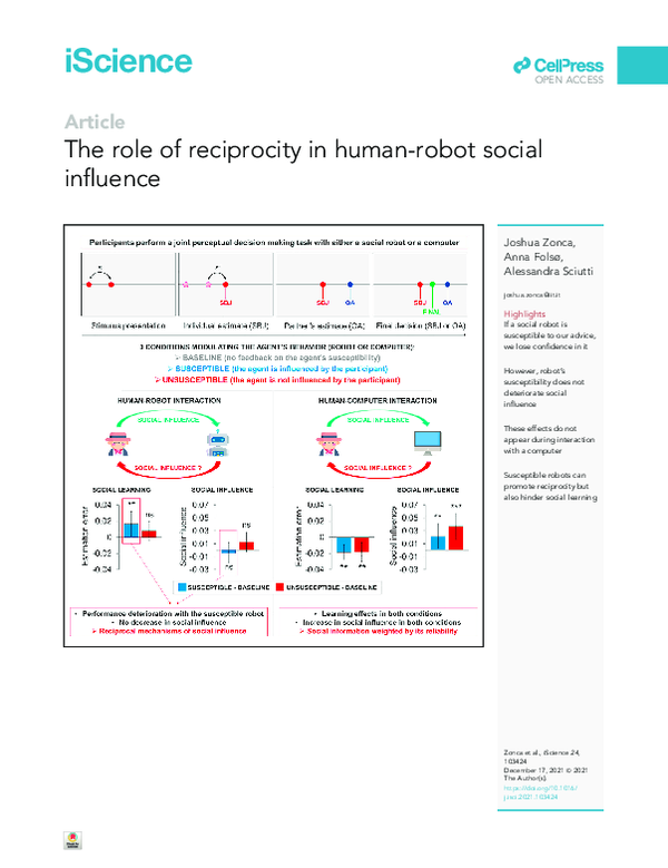 (PDF) If you trust me, I will trust you: the role of reciprocity in ...