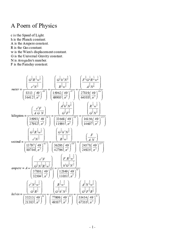 (PDF) A Poem of Physics | Suomy Nona - Academia.edu