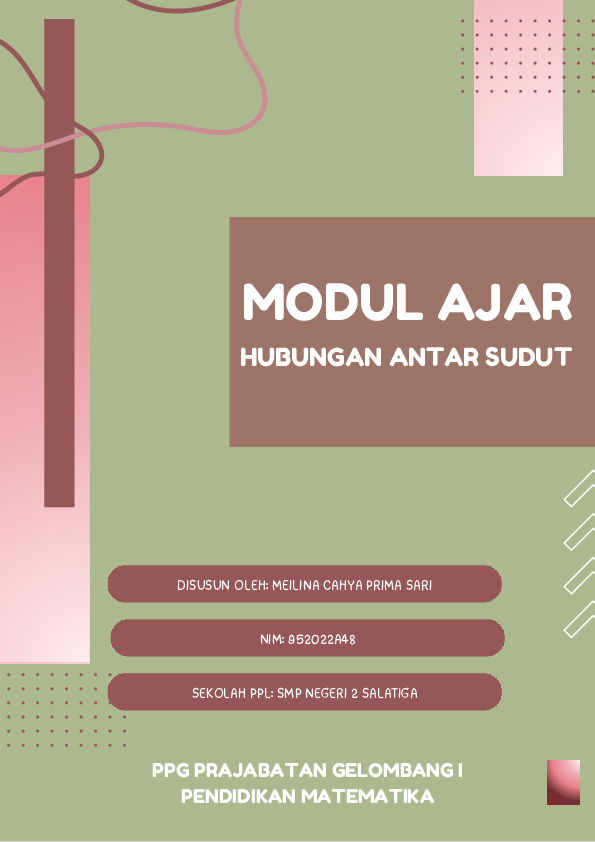 (PDF) MODUL AJAR HUBUNGAN ANTAR SUDUT KELAS VII KURIKULUM MERDEKA