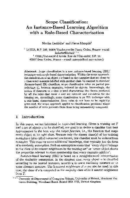 (PDF) Scope classification: An instance-based learning algorithm with a ...