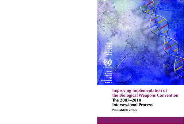 (PDF) Improving Implementation of the Biological Weapons Convention