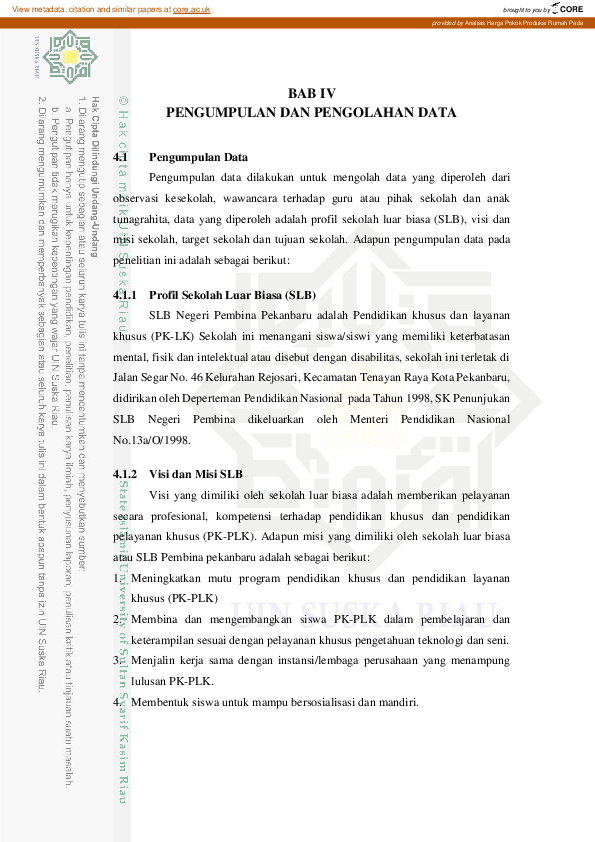 (PDF) Usulan Konsep Ruang Kelas yang Kondusif untuk Anak Tunagrahita Menggunakan Metode ...