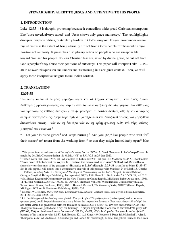 Pdf Stewardship