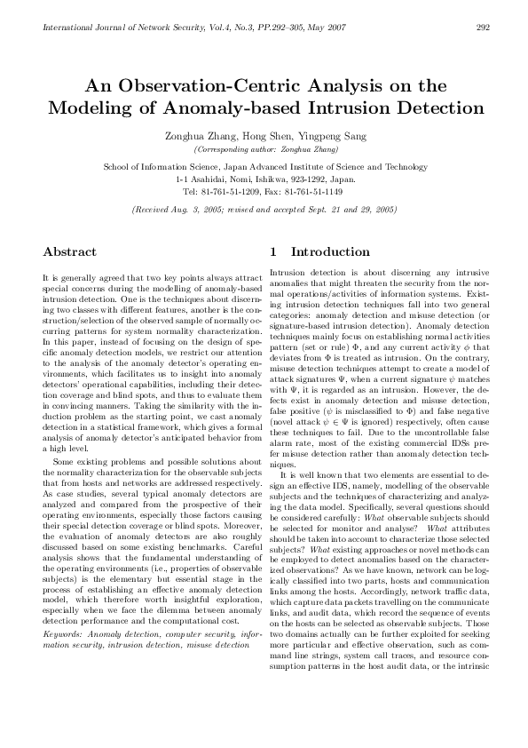 (PDF) An Observation-Centric Analysis on the Modeling of Anomaly-based Intrusion Detection ...