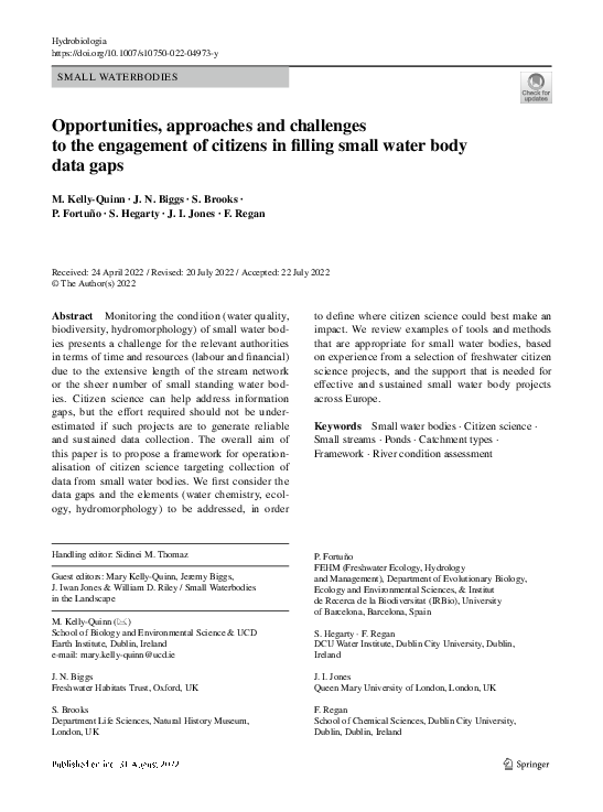 (PDF) Opportunities, approaches and challenges to the engagement of ...