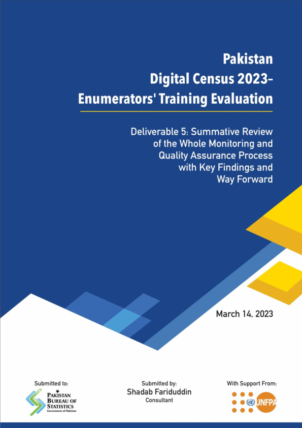 Report on the Whole Monitoring & QA Process of Digital Census Training 2023