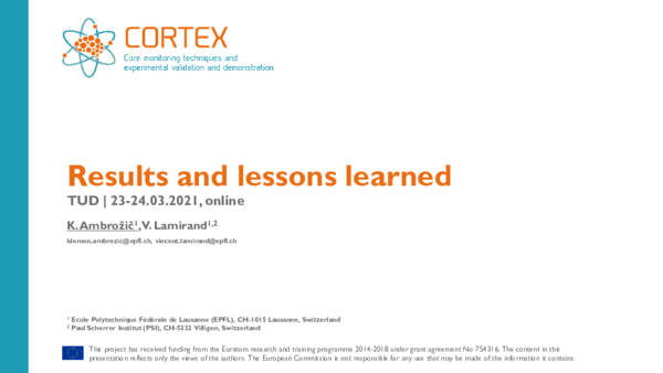 (PDF) Results and lessons learned | Klemen Ambrožič - Academia.edu