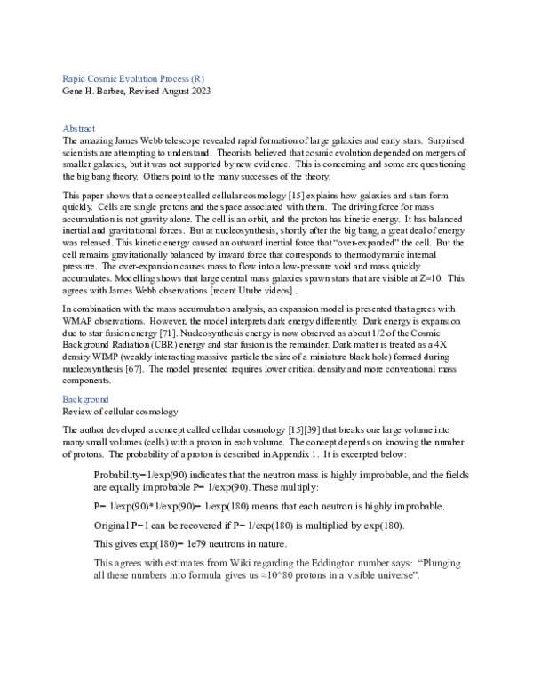 (DOC) Rapid Cosmic Evolution Process