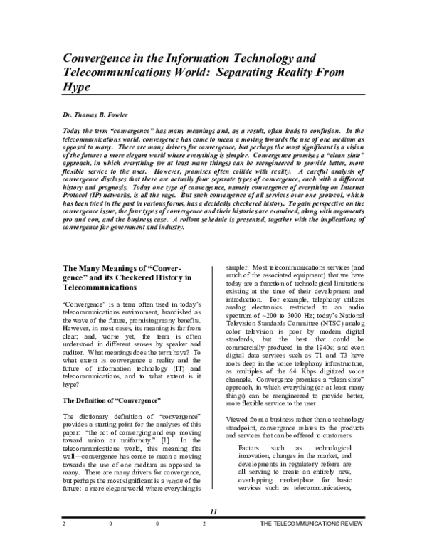 (PDF) Convergence Through Solution Interoperability: Case Study of ...