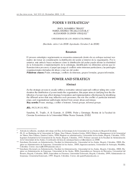 (PDF) Poder y Estrategia