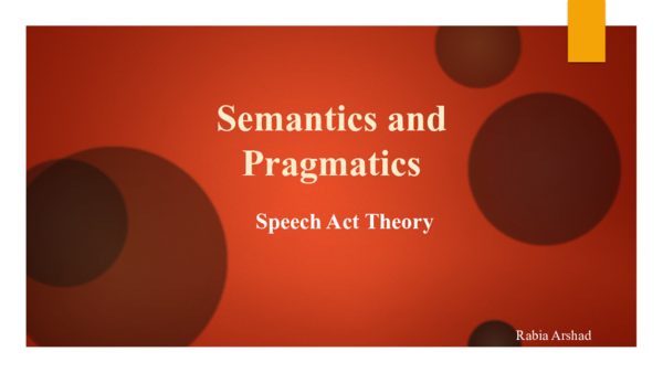 (PPT) Speech act theory acts