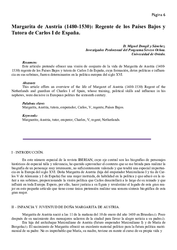 (PDF) Margarita de Austria (1480-1530): Regente de los Países Bajos y ...