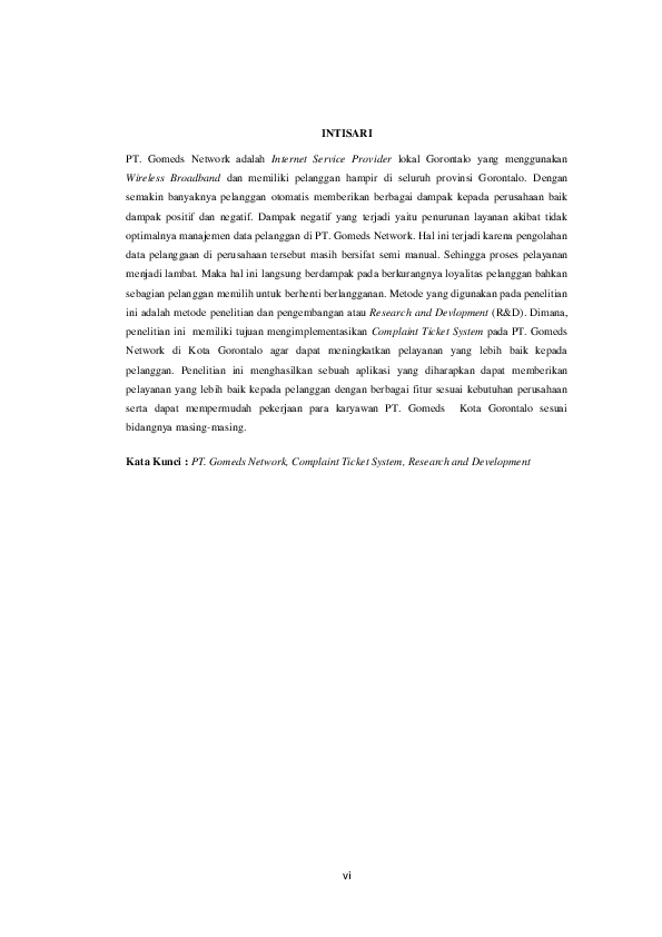 (PDF) Implementasi Complaint Ticket System pada PT. Gomeds Network | Arip Mulyanto - Academia.edu