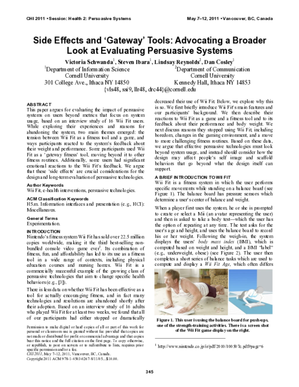 (PDF) Side effects and "gateway" tools