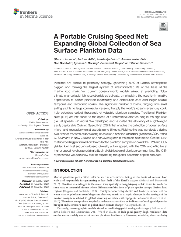 (PDF) A Portable Cruising Speed Net: Expanding Global Collection of Sea ...