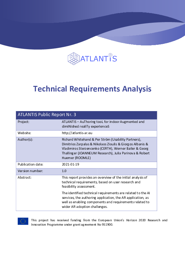 (PDF) Overview of Technical Requirements for AR