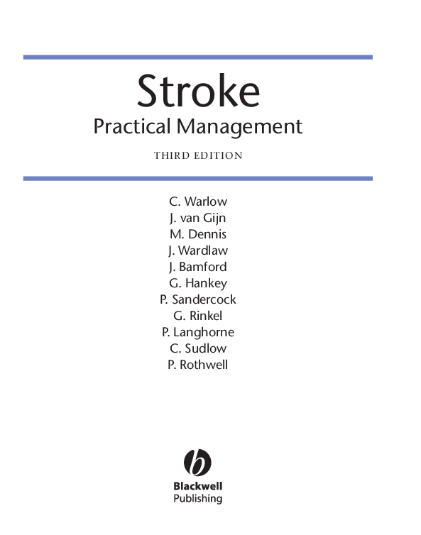 (PDF) Stroke: Practical Management