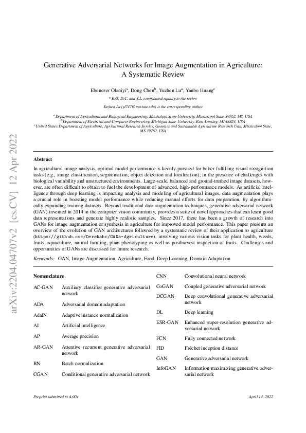 Pdf Generative Adversarial Networks For Image Augmentation In