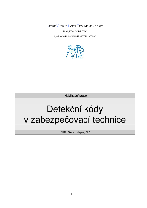 (PDF) Safety codes in railway interlocking systems