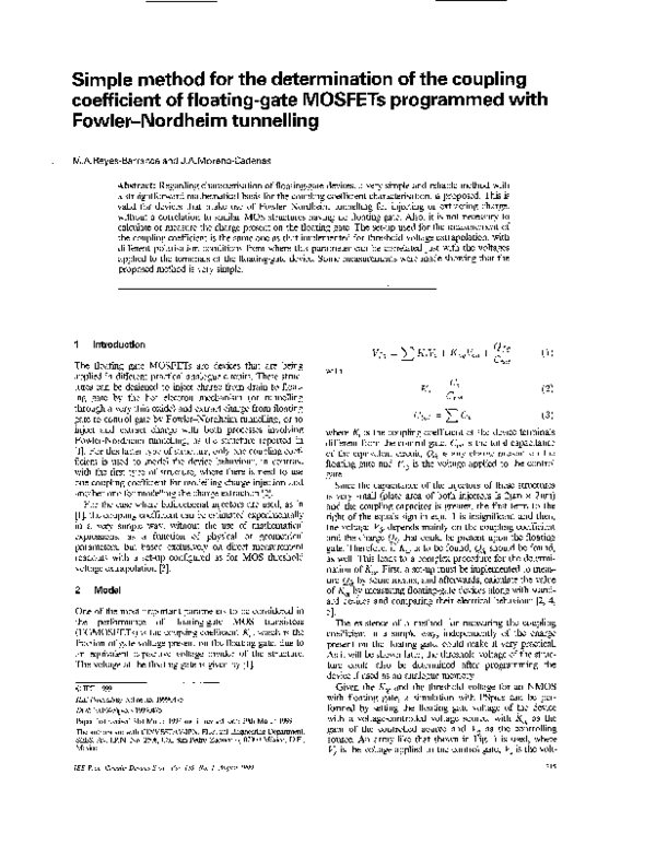 (PDF) Simple method for the determination of the coupling coefficient ...