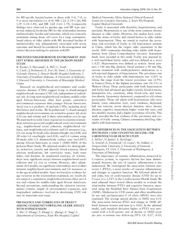 (PDF) Perceived Neighborhood Environment and Left Atrial Measures in ...
