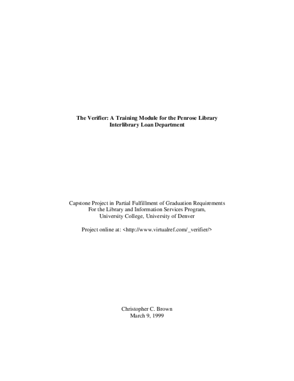 (PDF) Chapter One: Introduction