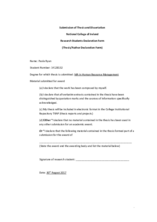 (PDF) Millennial Graduates: An insight into the job expectations of ...