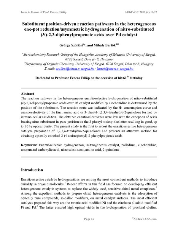 (PDF) Substituent position-driven reaction pathways in the ...