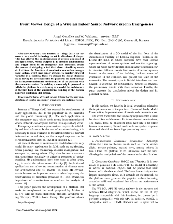(PDF) Event Viewer Design of a Wireless Indoor Sensor Network used in ...