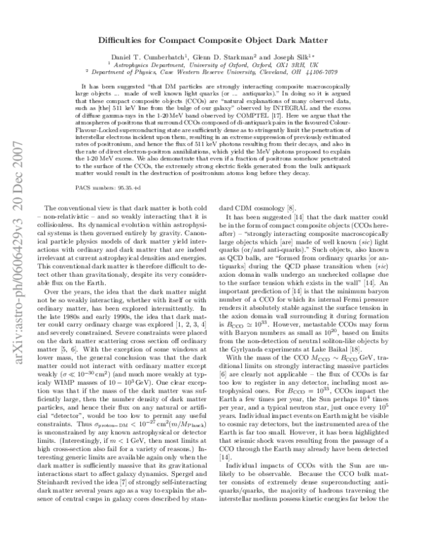 (PDF) Difficulties in explaining the cosmic photon excess with compact ...