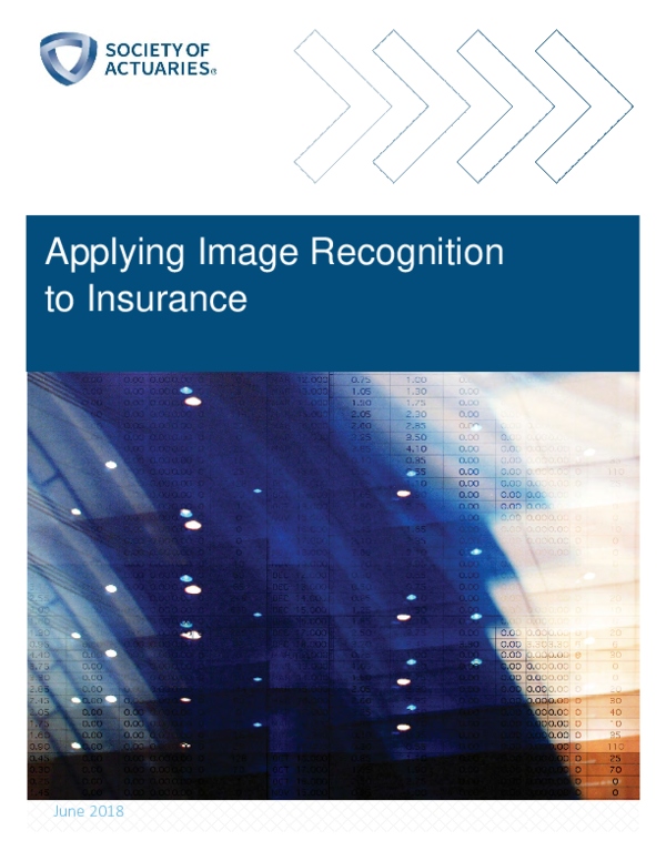 (PDF) Applying Image Recognition to Insurance June 2018