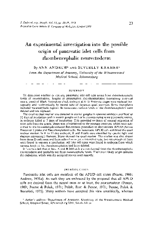 (PDF) An experimental investigation into the possible origin of ...