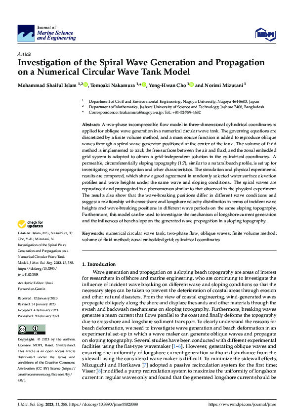 (PDF) Investigation of the Spiral Wave Generation and Propagation on a Numerical Circular Wave ...