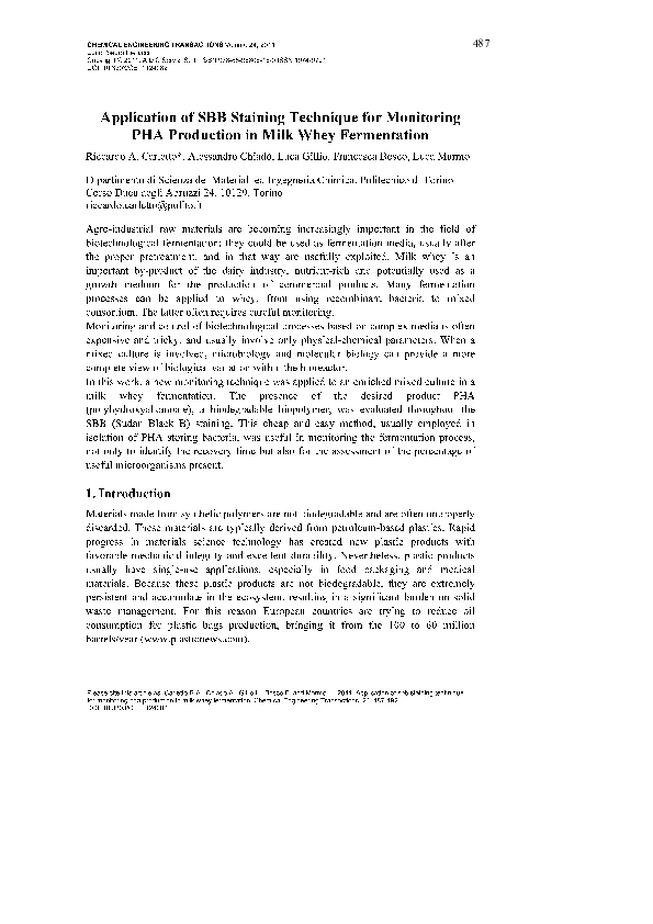 (PDF) Application of Sbb Staining Technique for Monitoring Pha ...