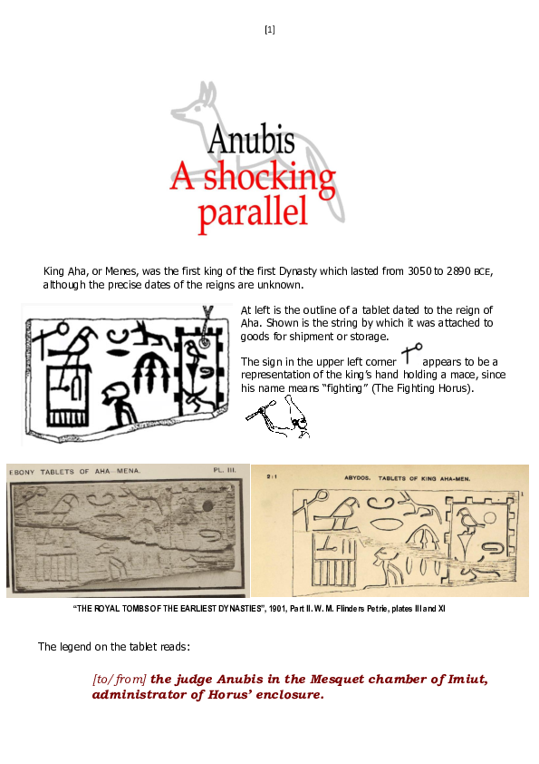 (PDF) Anubis a shocking parallel revised