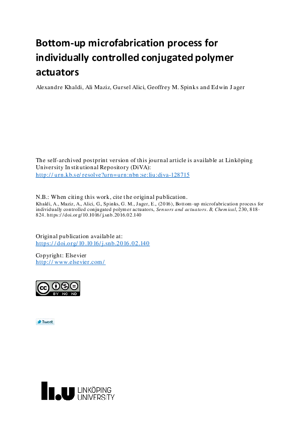 (PDF) Bottom-up microfabrication process for individually controlled ...