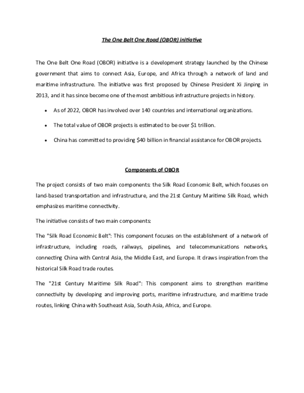 (DOC) Belt and Road Initiative