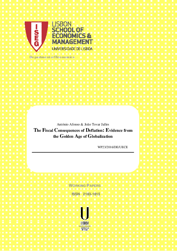 (PDF) The Fiscal Consequences of Deflation: Evidence from the Golden ...