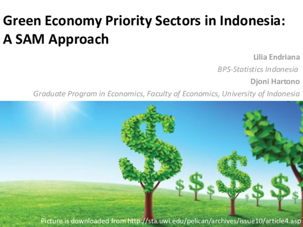 (PDF) Green economy priority sectors in Indonesia: a SAM approach