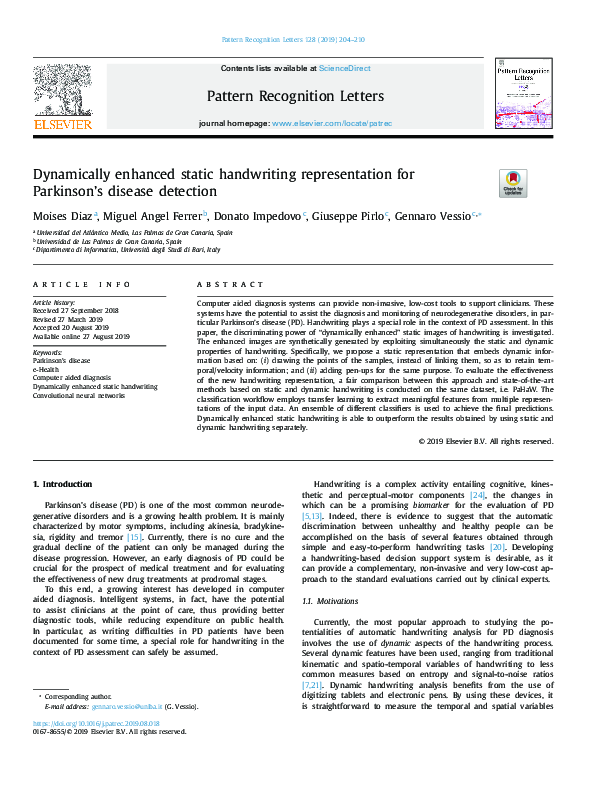 (PDF) Dynamically enhanced static handwriting representation for ...
