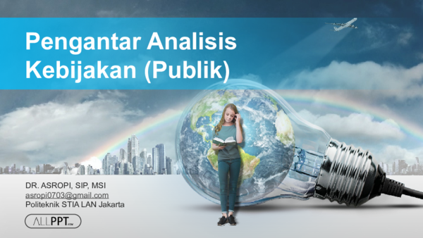 (PPT) Pengantar Analisis Kebijakan Publik