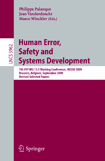 (PDF) Human Error, Safety and Systems Development