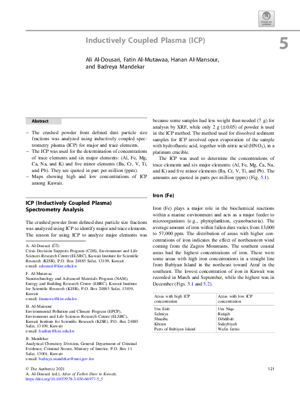 (PDF) Inductively Coupled Plasma (ICP)