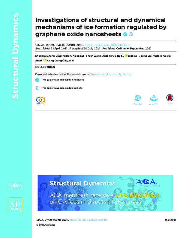 (PDF) Investigations of structural and dynamical mechanisms of ice ...