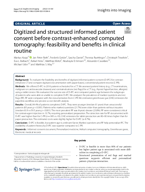 (PDF) Digitized and structured informed patient consent before contrast-enhanced computed ...