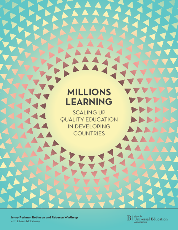 (PDF) Millions Learning: Scaling up quality education in developing ...