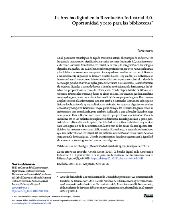 (PDF) La brecha digital en la Revolución Industrial 4.0.