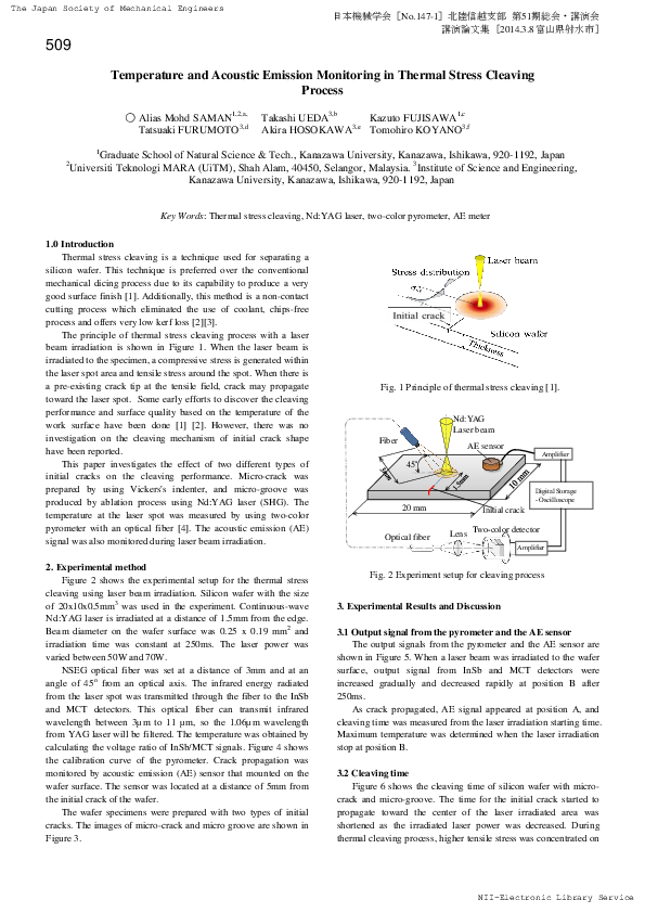 (PDF) 509 Temperature and Acoustic Emission Monitoring in Thermal ...