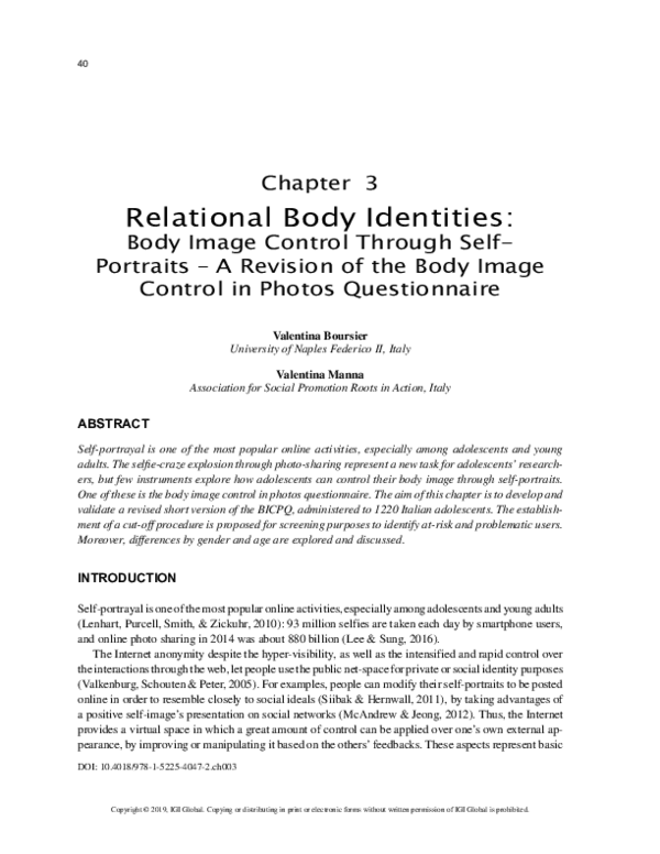 (PDF) Relational Body Identities