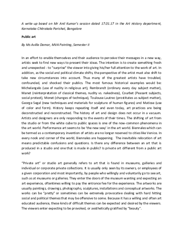 (PDF) Public Art
